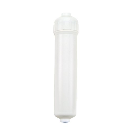 Refillable Inline Water Filter Housing 12" x 2.5" with DI Resin